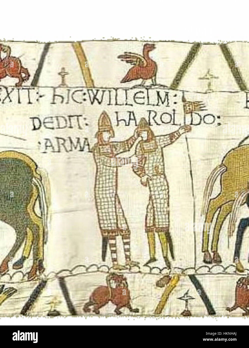 The Bayeux Tapestry Scene 21 depicts the events leading up to the ...