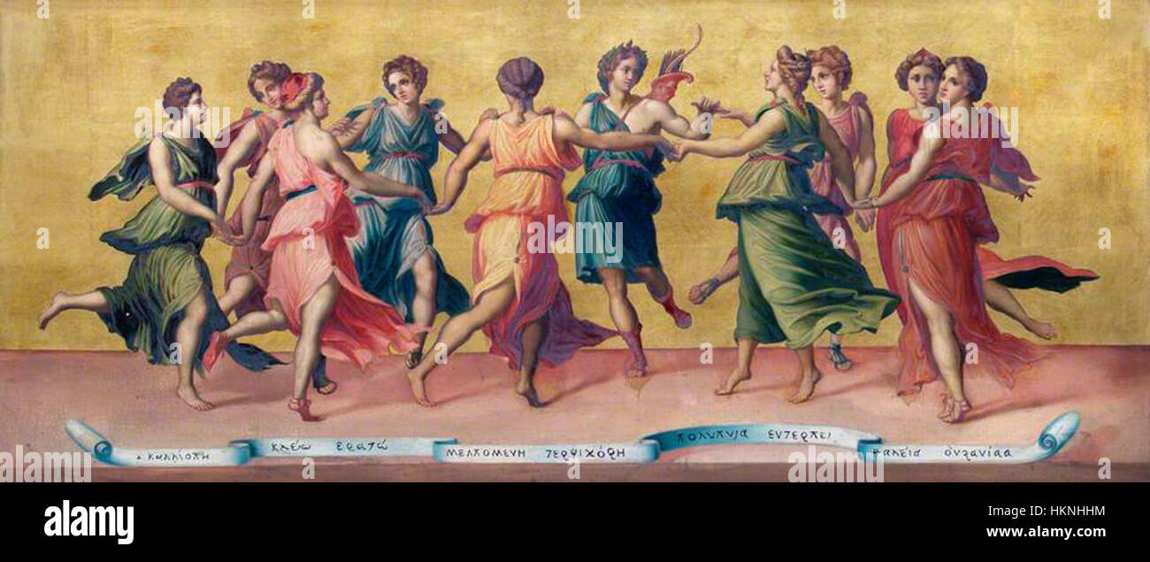 Baldassare Peruzzi - Dance of Apollo and the Muses Stock Photo - Alamy
