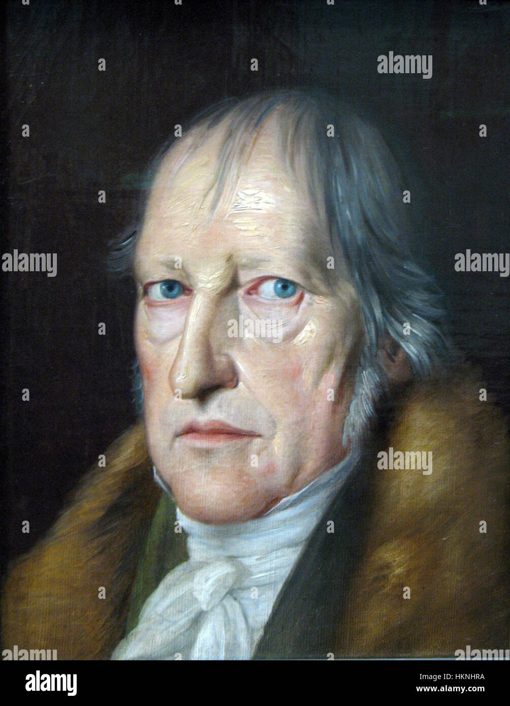 This 1831 painting of philosopher Georg Friedrich Wilhelm Hegel ...