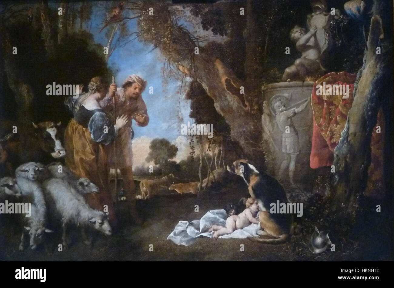 This painting by Antonio Maria Vassallo, *The Childhood of King Cyrus ...