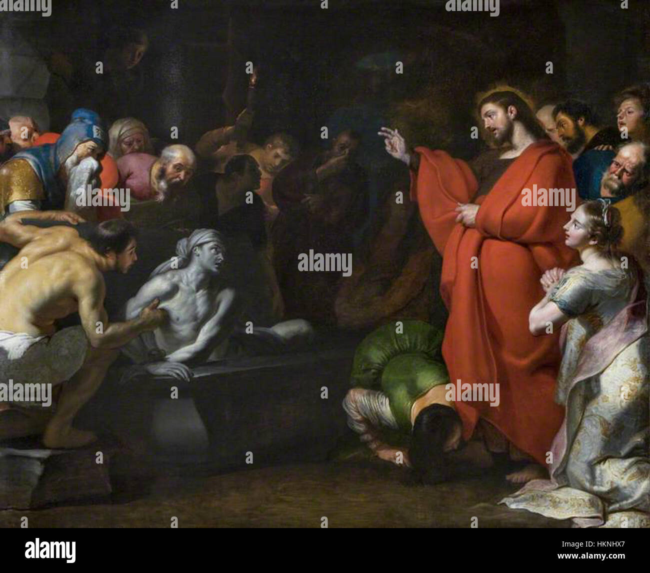 Christ raising lazarus from the dead hi-res stock photography and ...