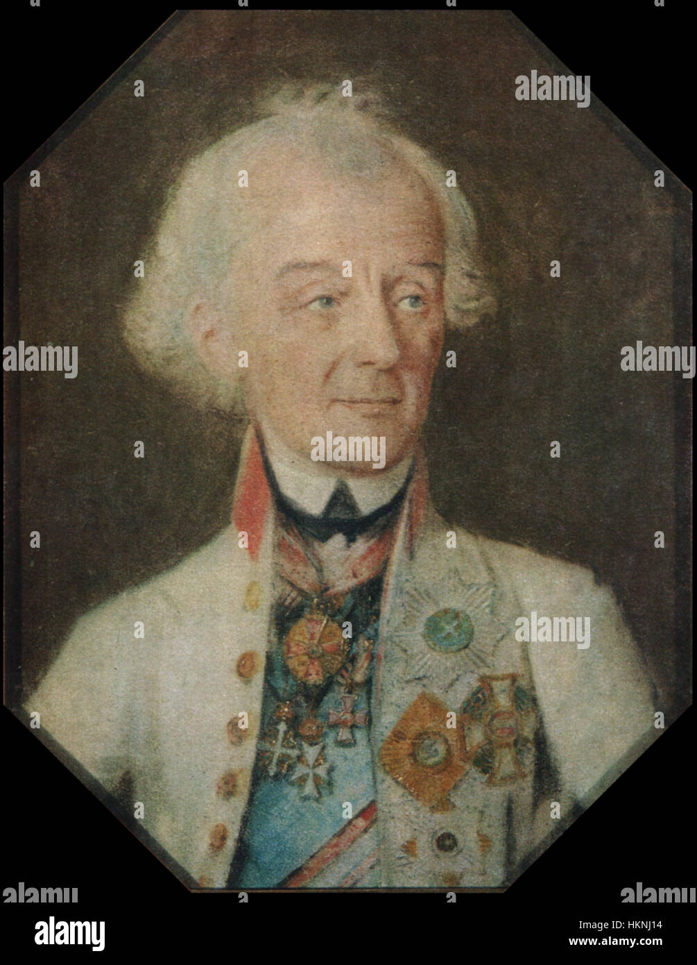 Portrait of Alexander Suvorov, a prominent Russian general, painted by ...