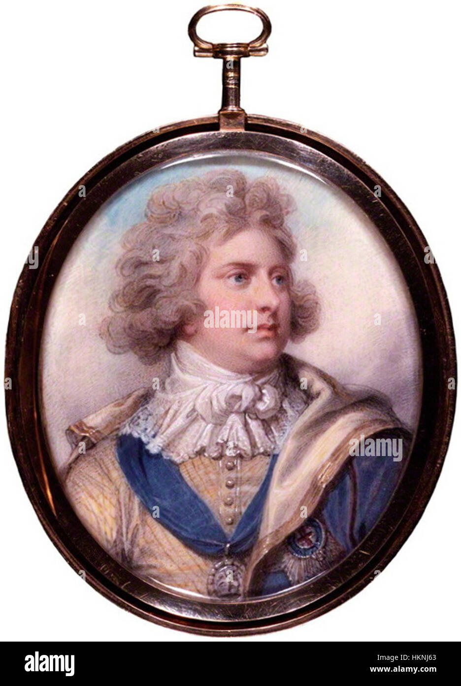 This 1792 painting of George IV captures the king in his regal attire ...
