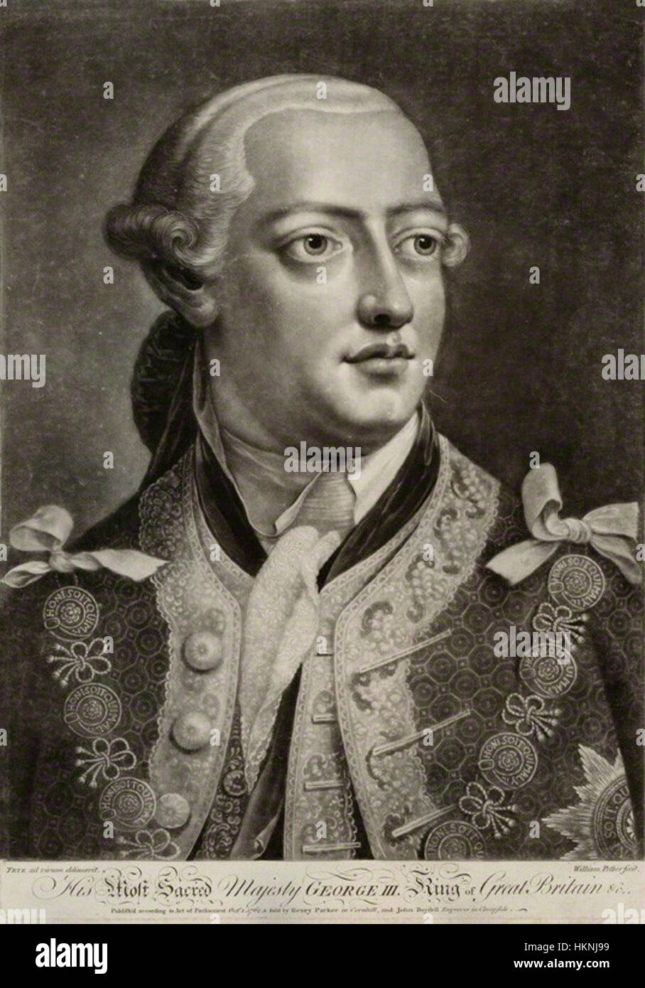 A portrait of George III from 1762, painted during his reign. This ...