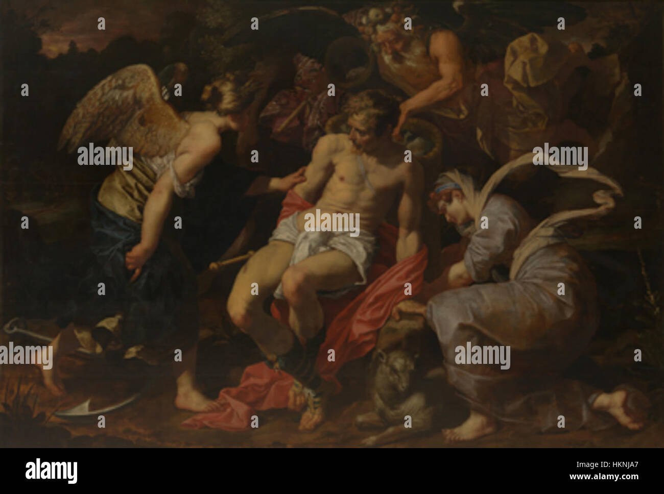 'Allegory of the Burdens of Time' by Abraham Janssens is a powerful ...