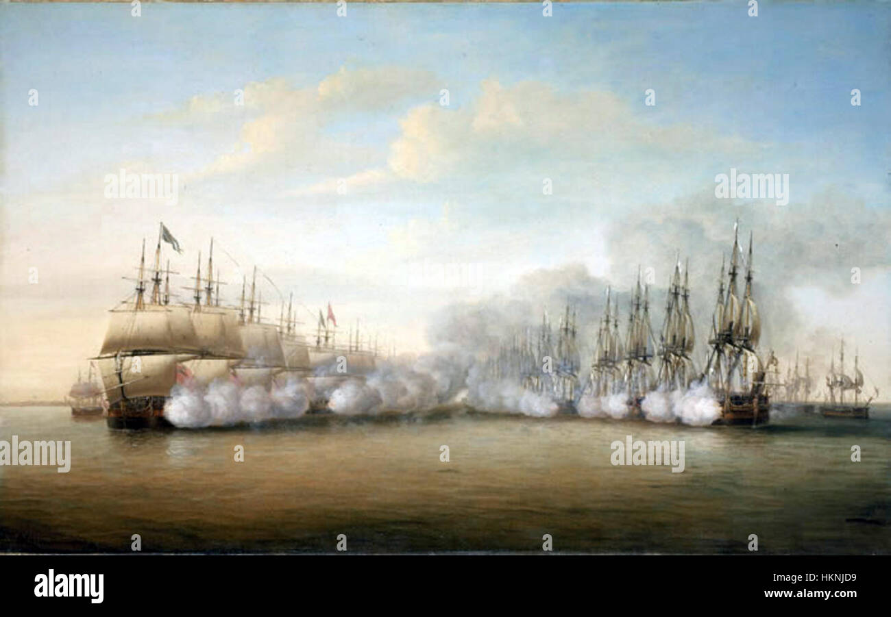 This battle scene depicts a dynamic and intense military confrontation ...