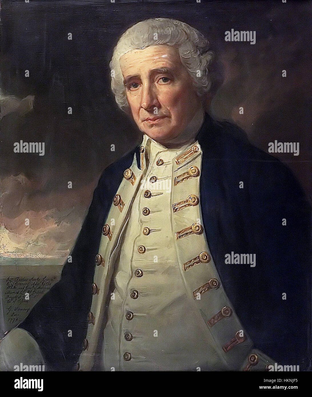 This historical portrait of John Forbes captures the likeness of the ...
