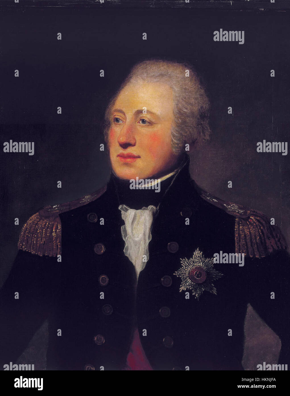 A portrait of Vice-Admiral Sir Andrew Mitchell, a prominent British ...
