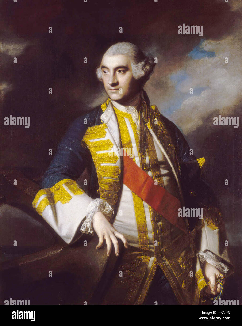 This painting of Sir Charles Saunders represents a key figure in ...