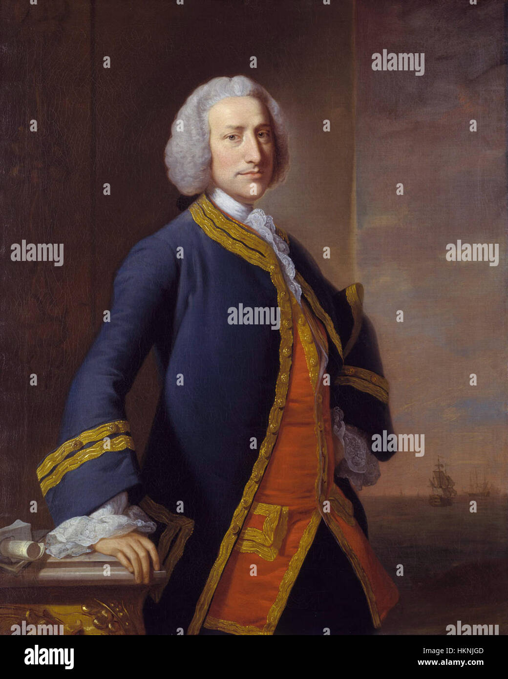 This portrait of the 1st Lord Anson reflects his importance in British ...