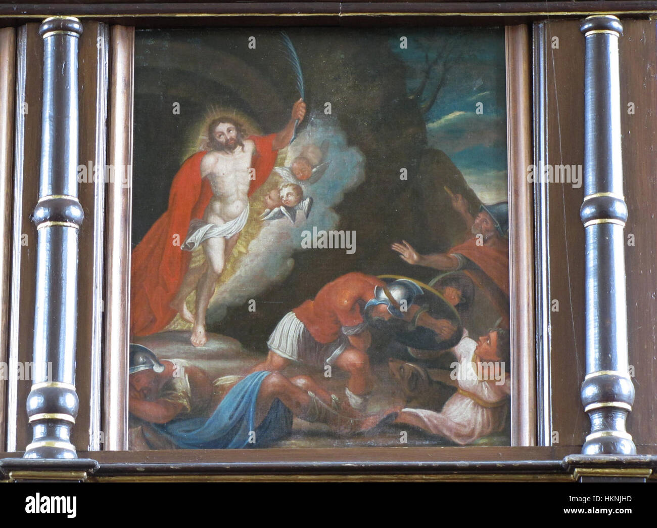 *Berstett EgliseProt* refers to an artwork depicting a Protestant ...