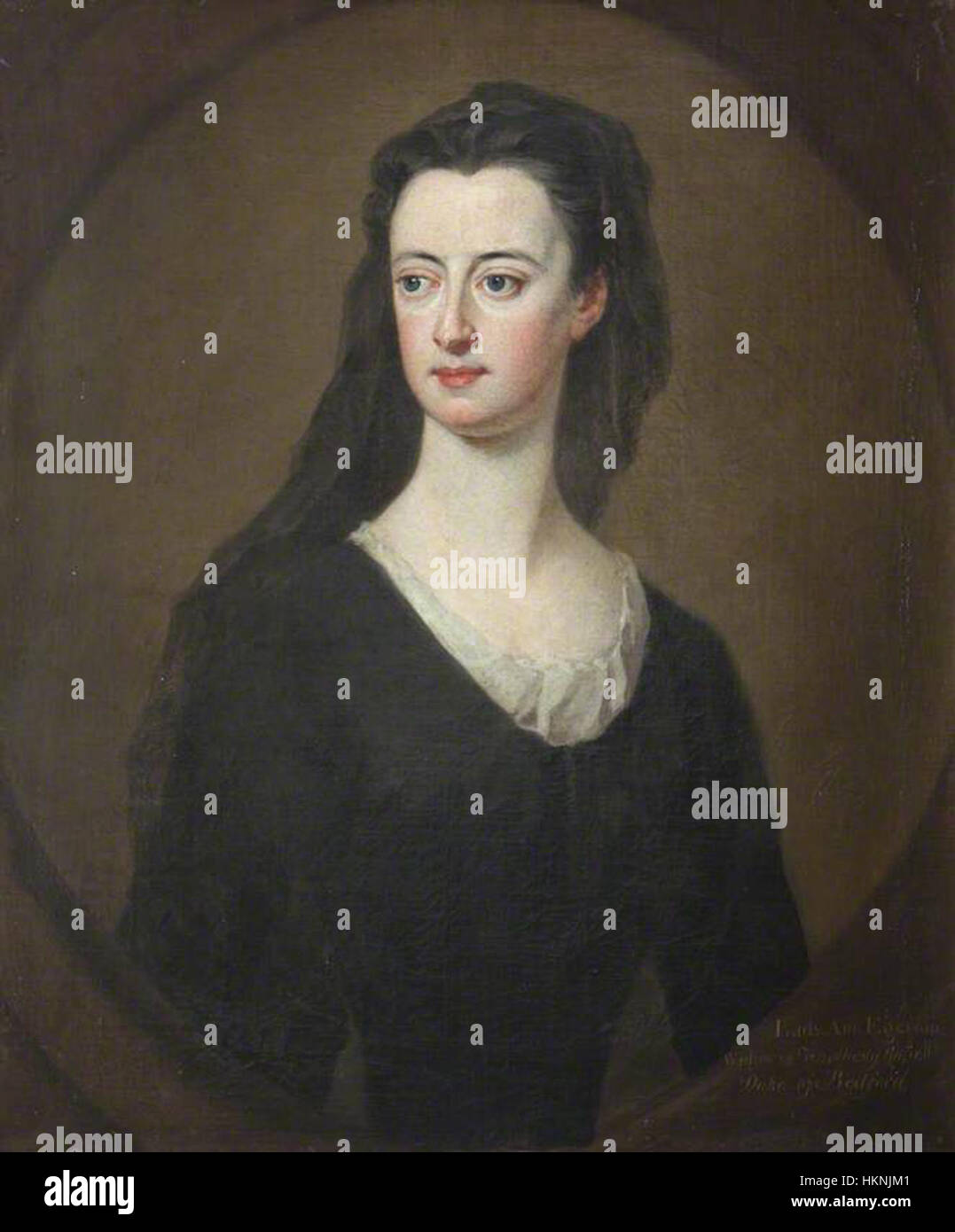 *Anne Egerton* is a portrait capturing the likeness of a notable figure ...