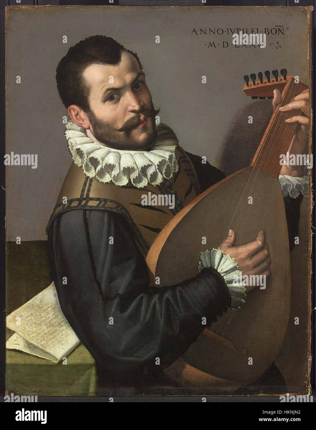 Bartolomeo Passerotti’s 'Portrait of a Man Playing a Lute' presents a ...