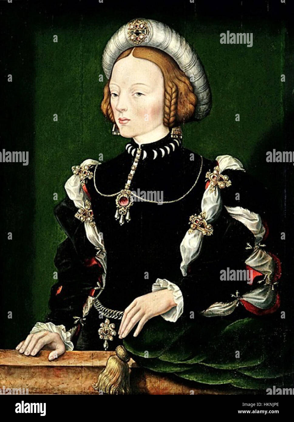 A portrait painting of Isabella of Portugal, showcasing her regal ...