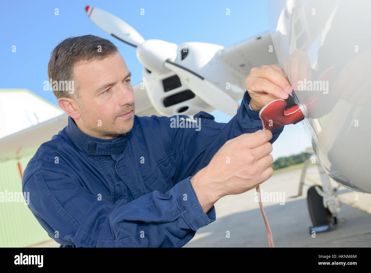 Filling airplane with gas hi-res stock photography and images - Alamy