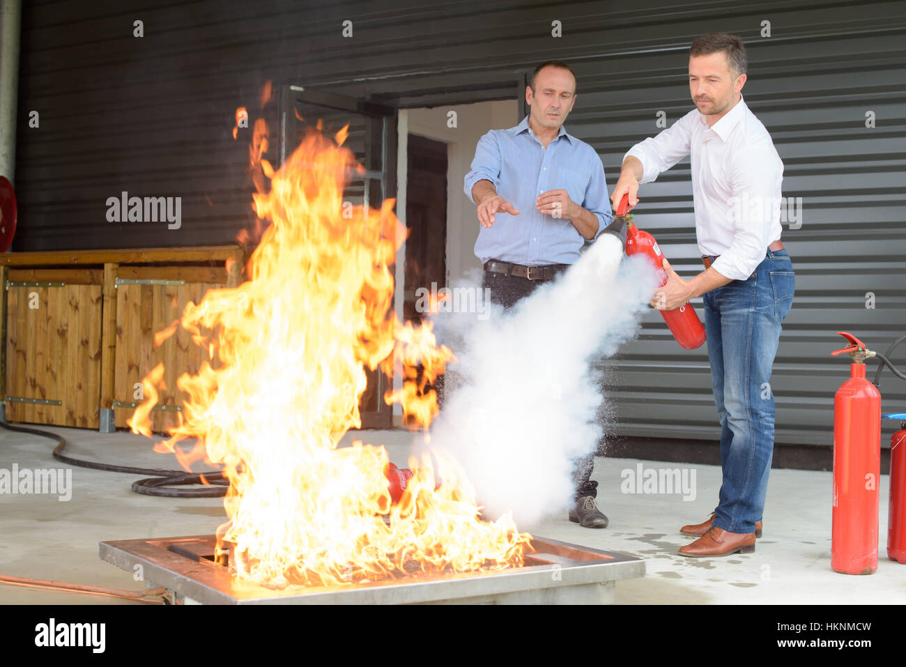 Fire drill chemical hi-res stock photography and images - Alamy