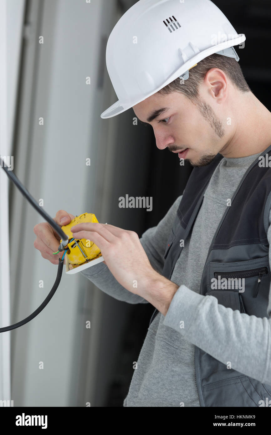 Light switch wiring hi-res stock photography and images - Alamy