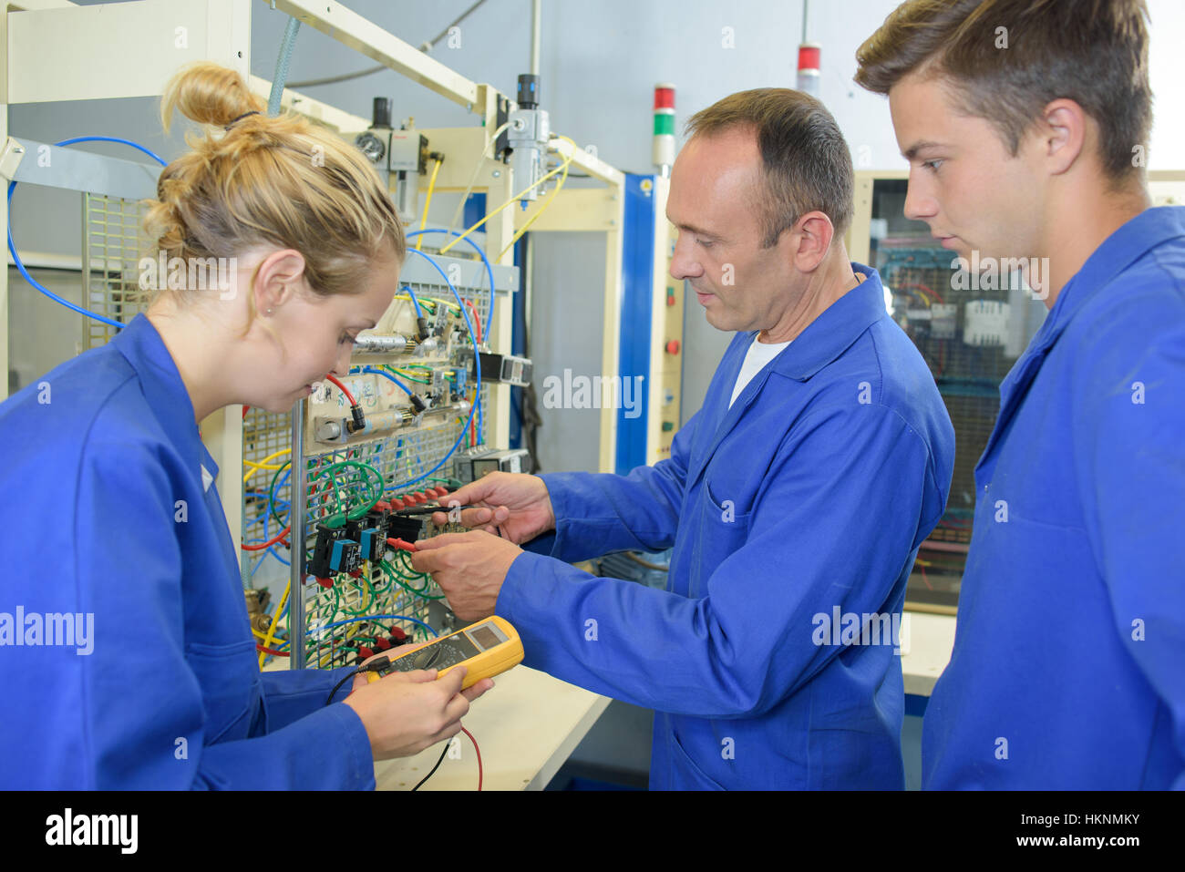 testing the energy flow Stock Photo - Alamy