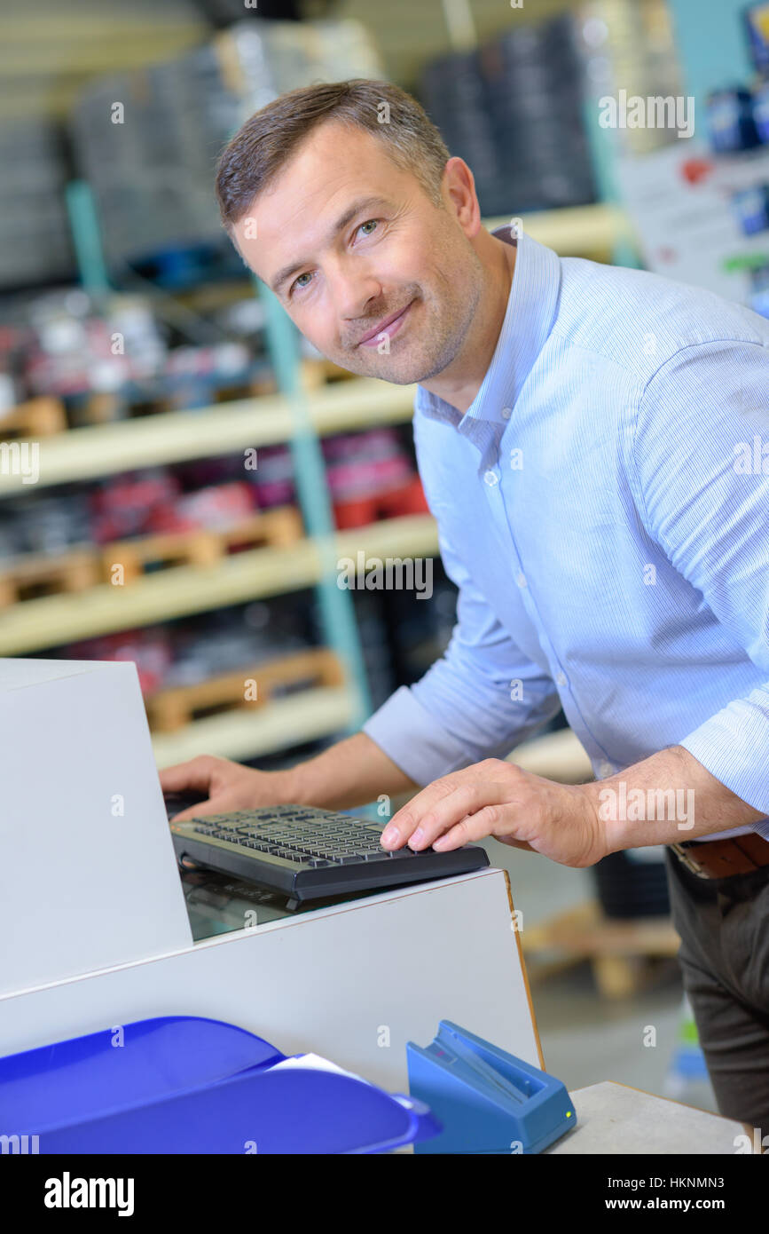 searching the database Stock Photo - Alamy