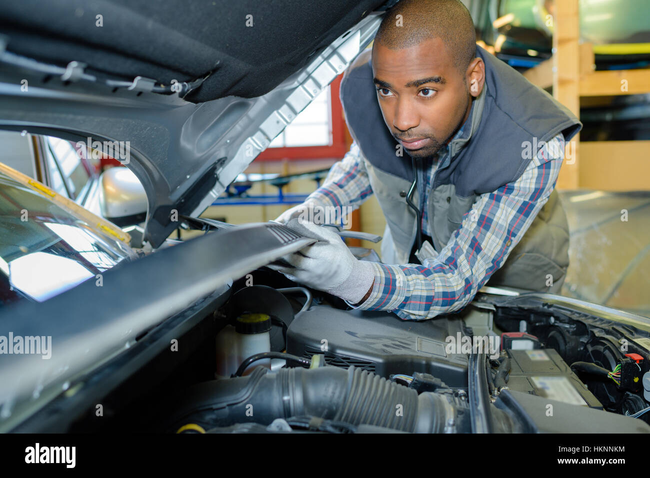 Car bonnet engine hi-res stock photography and images - Alamy