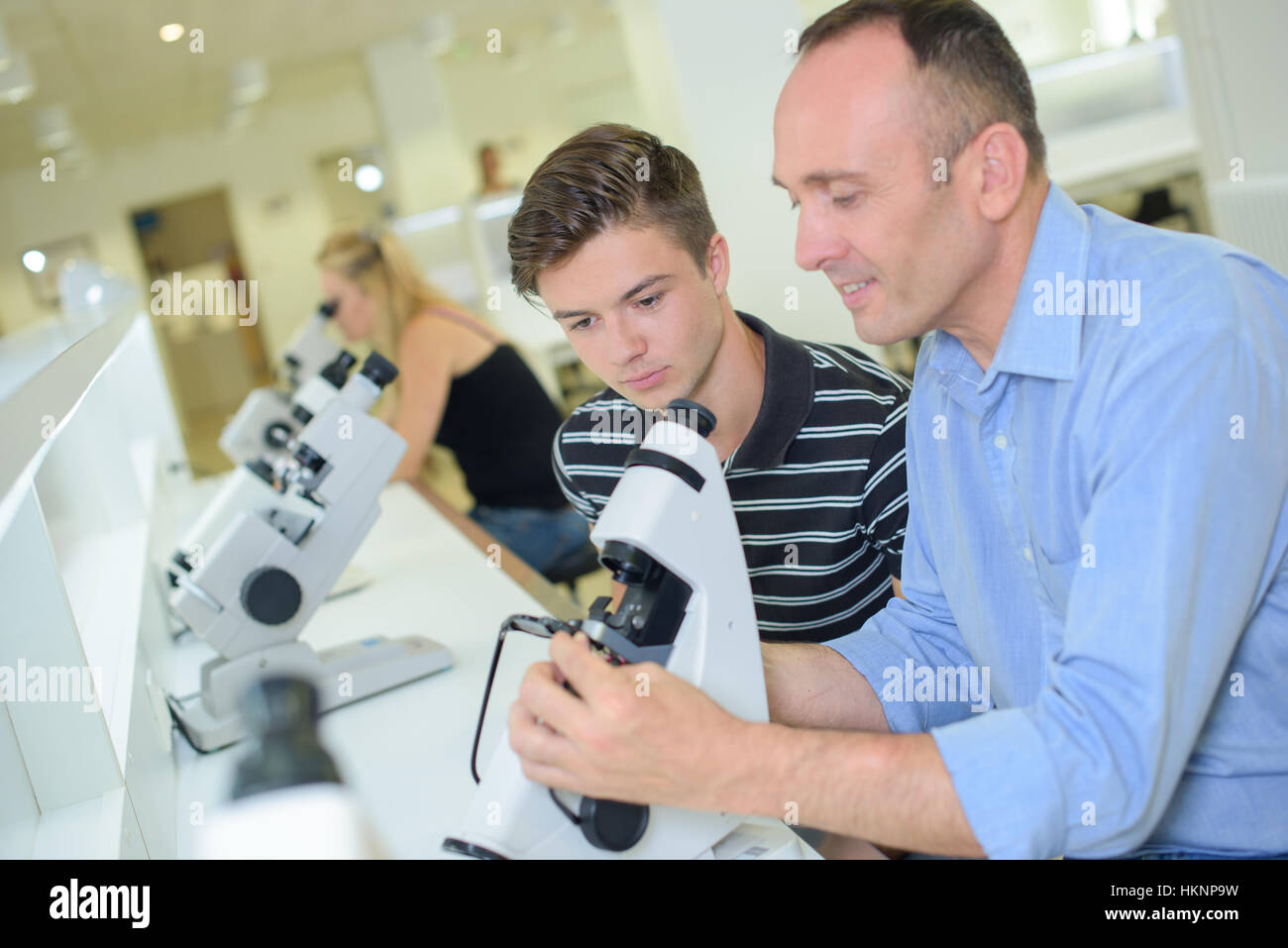 looking at the lens Stock Photo - Alamy