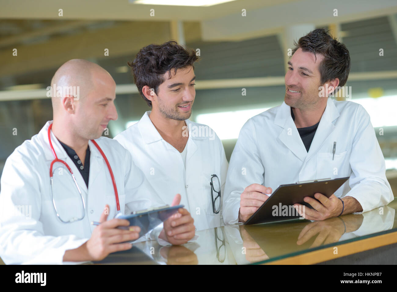 practitioners having a break Stock Photo - Alamy