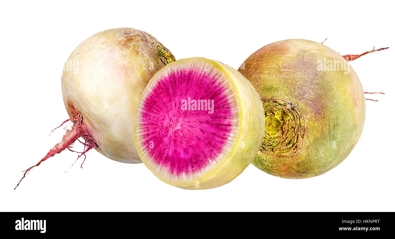 radish isolated on white background Stock Photo - Alamy