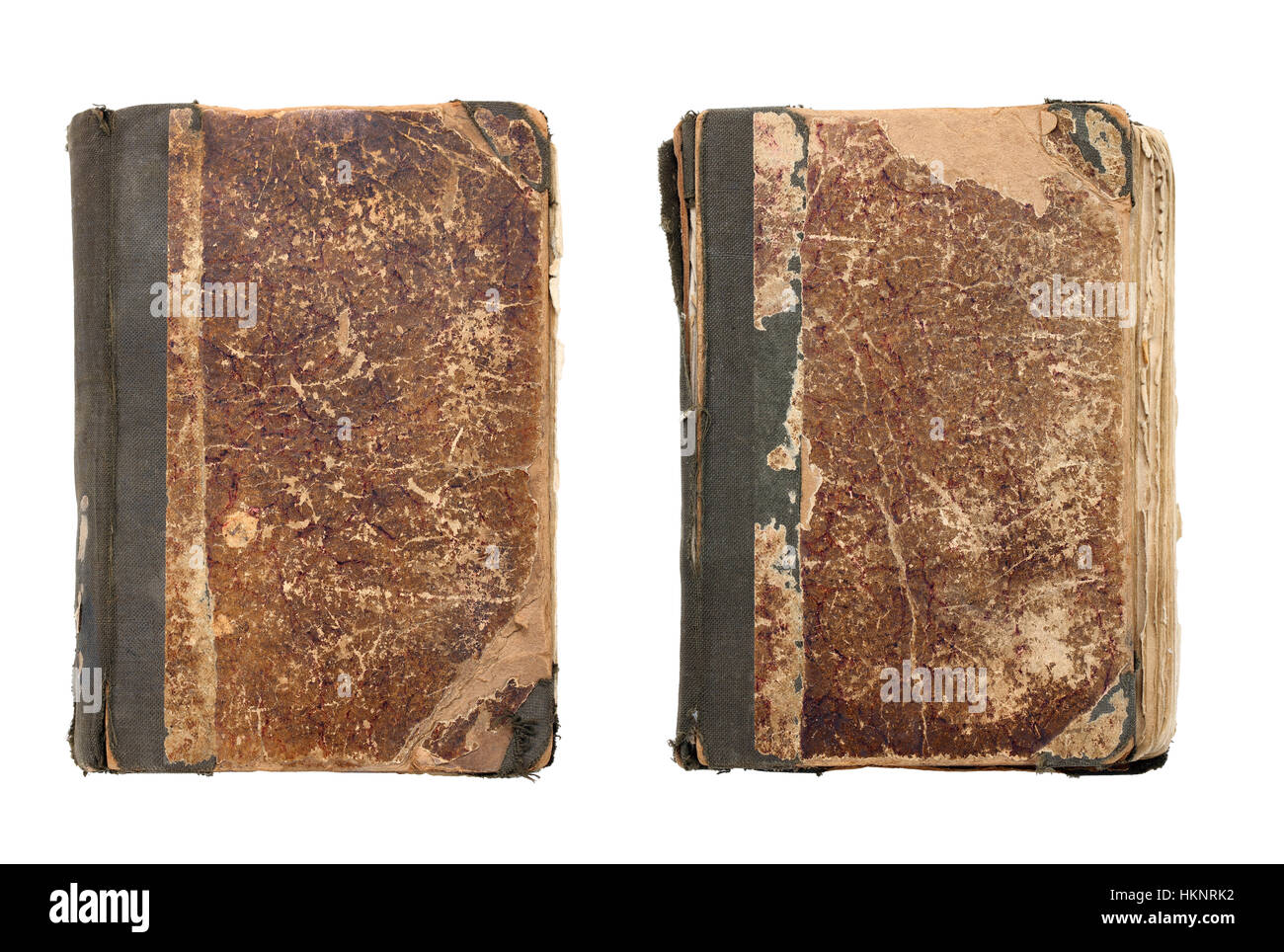 Very old book isolated on white background Stock Photo - Alamy