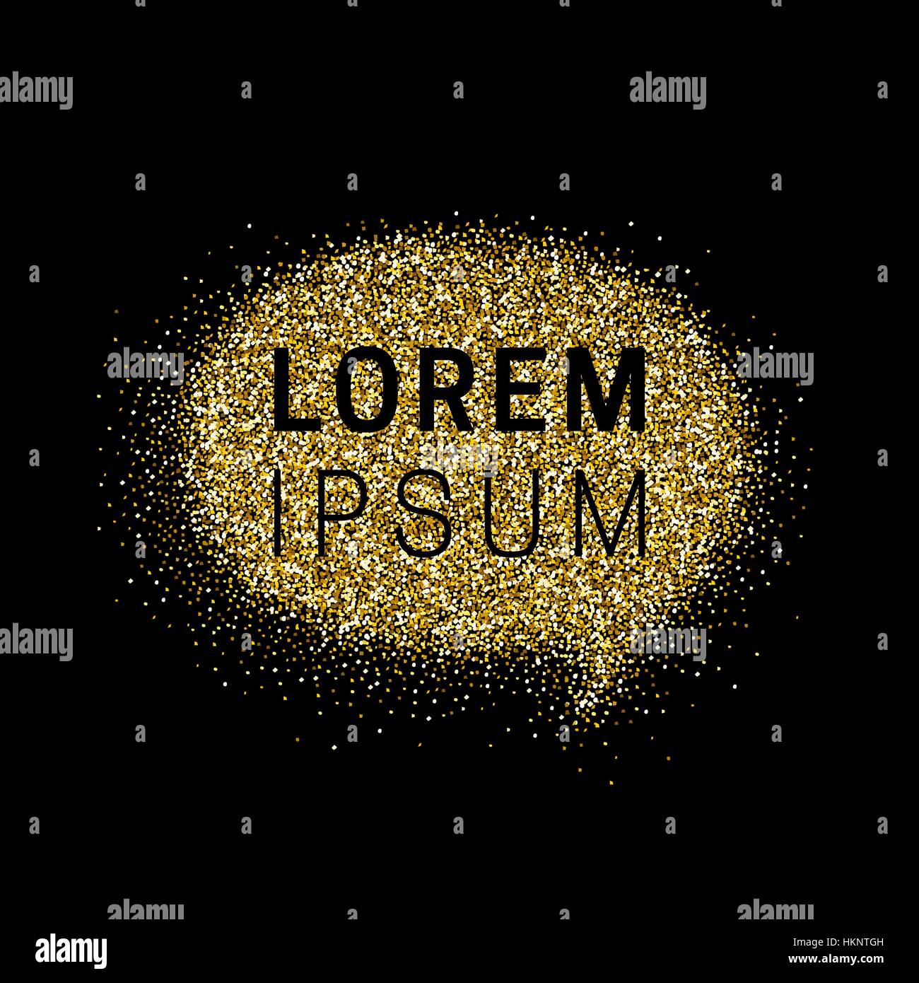 Gold glitter speak bubble Stock Vector Image & Art - Alamy