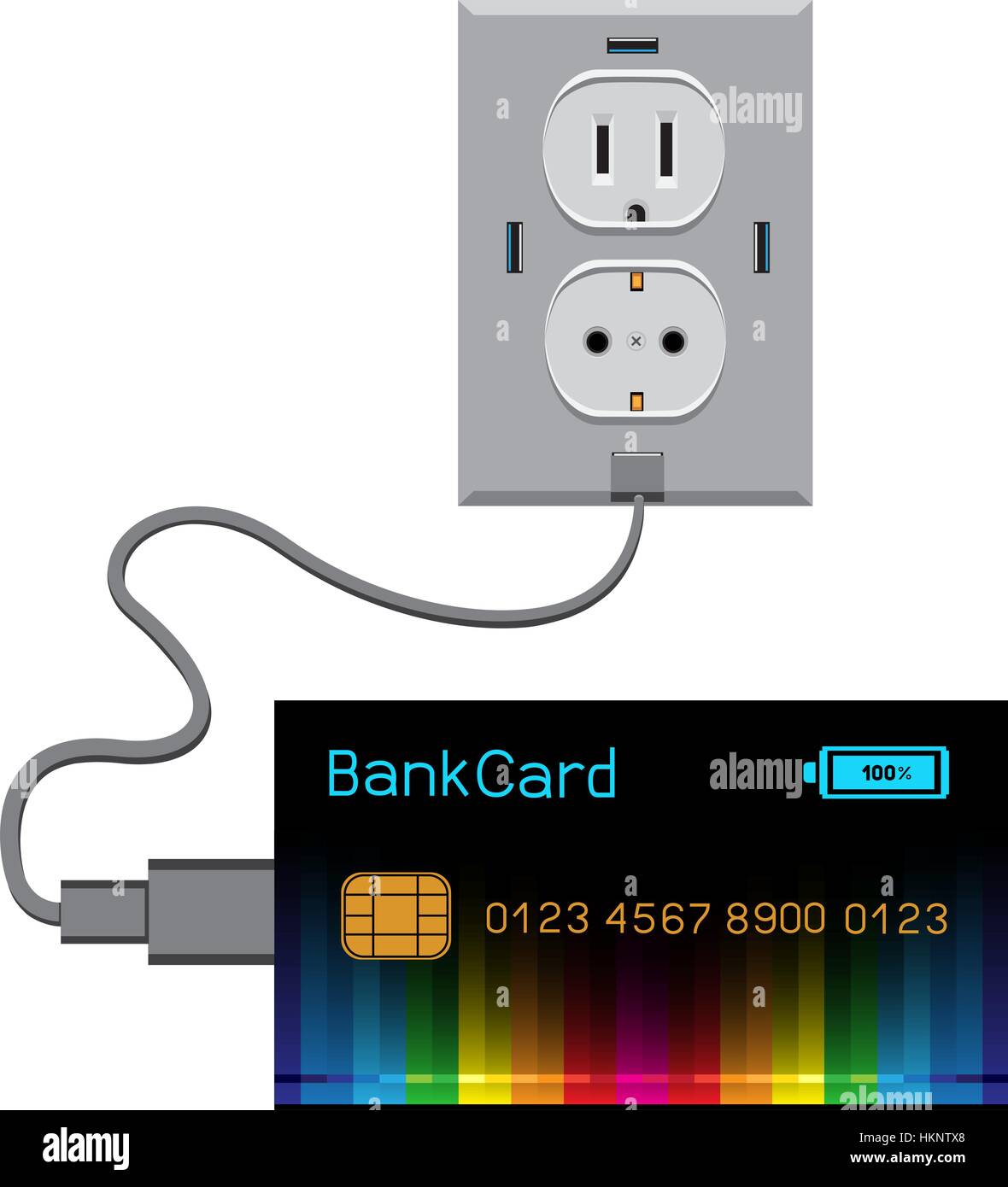 Bank card load Stock Vector Image & Art - Alamy