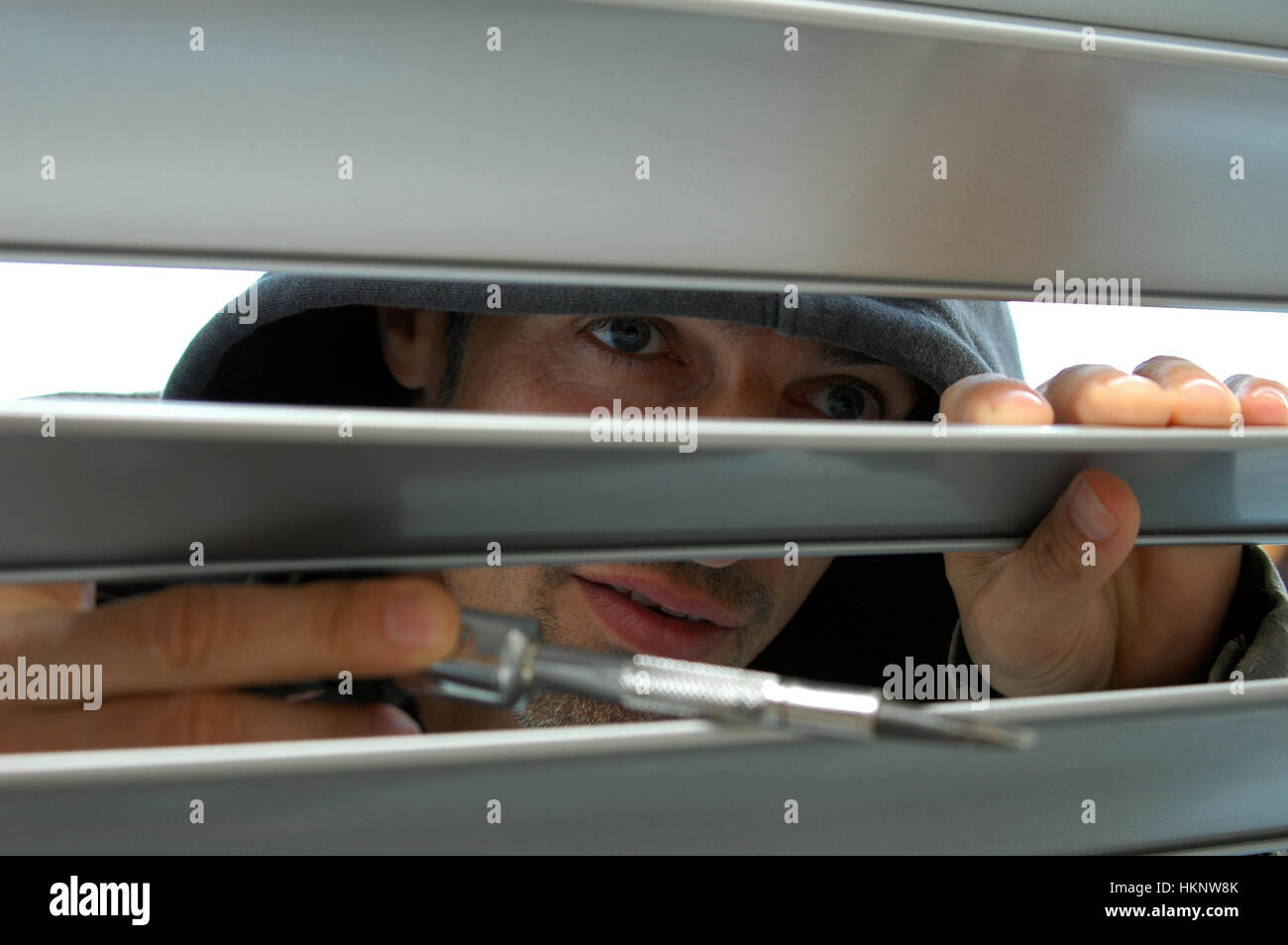 Symbolic for housebreaker Stock Photo - Alamy