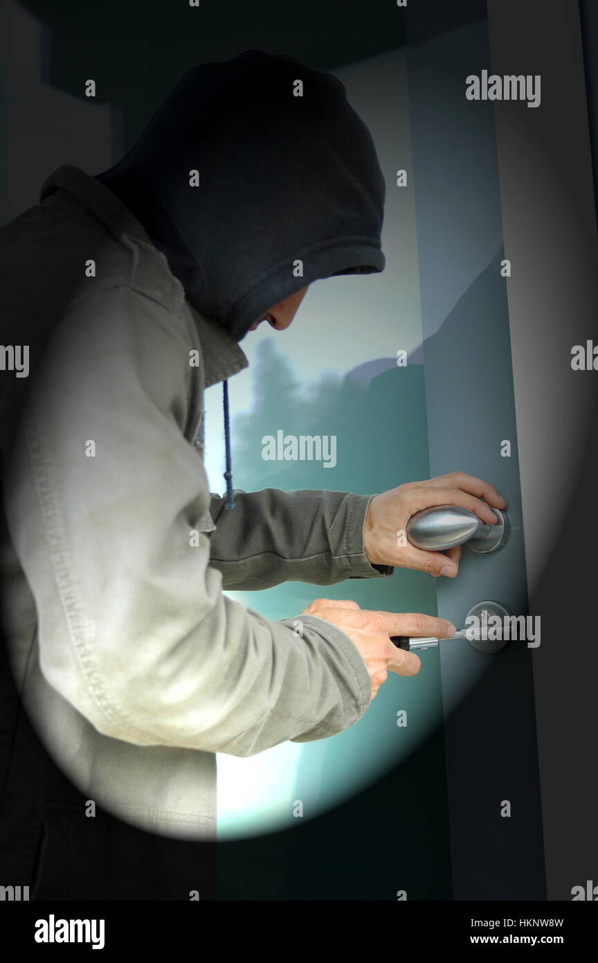 Symbolic for housebreaker Stock Photo - Alamy