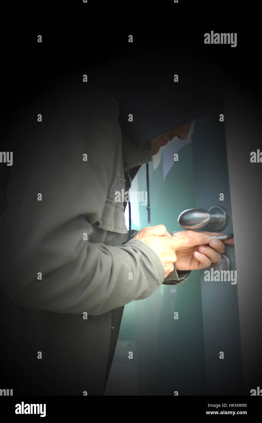 Symbolic for housebreaker Stock Photo - Alamy