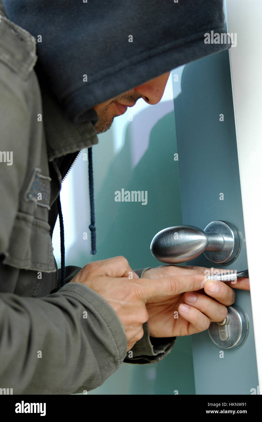 Symbolic for housebreaker Stock Photo - Alamy