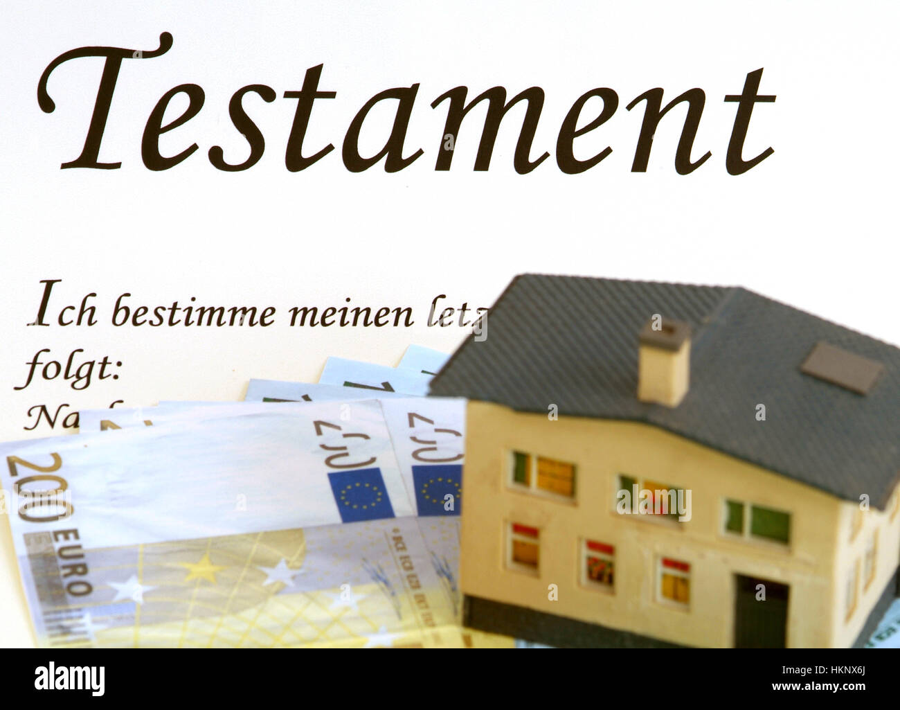 Testamentary hi-res stock photography and images - Alamy