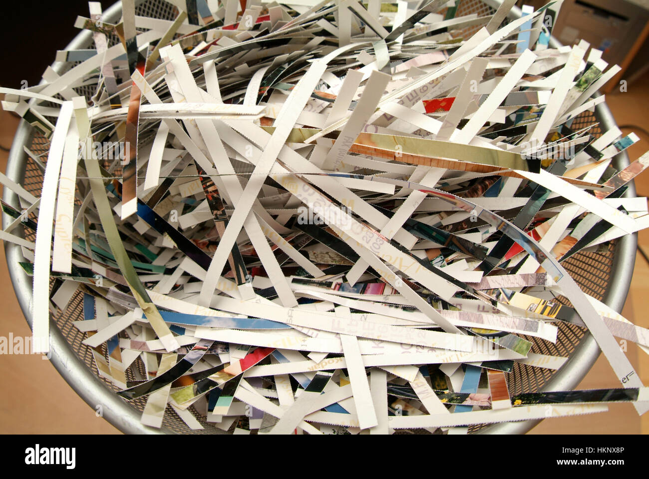 Waste paper stripes Stock Photo - Alamy