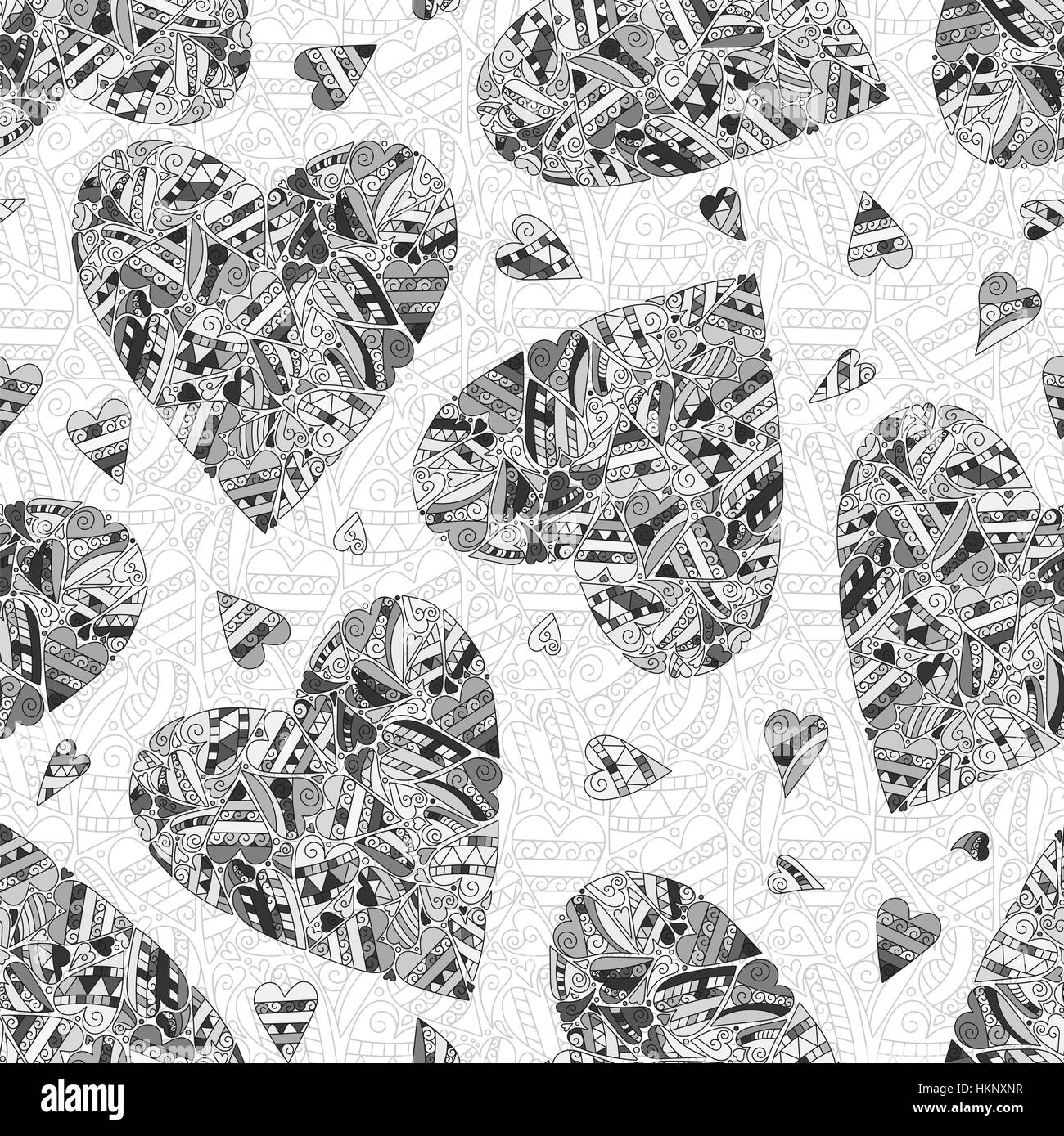 Vector seamless wave hand Black and White Stock Photos & Images - Alamy