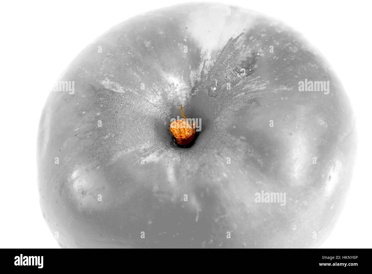 Colourless, grey apple Stock Photo - Alamy