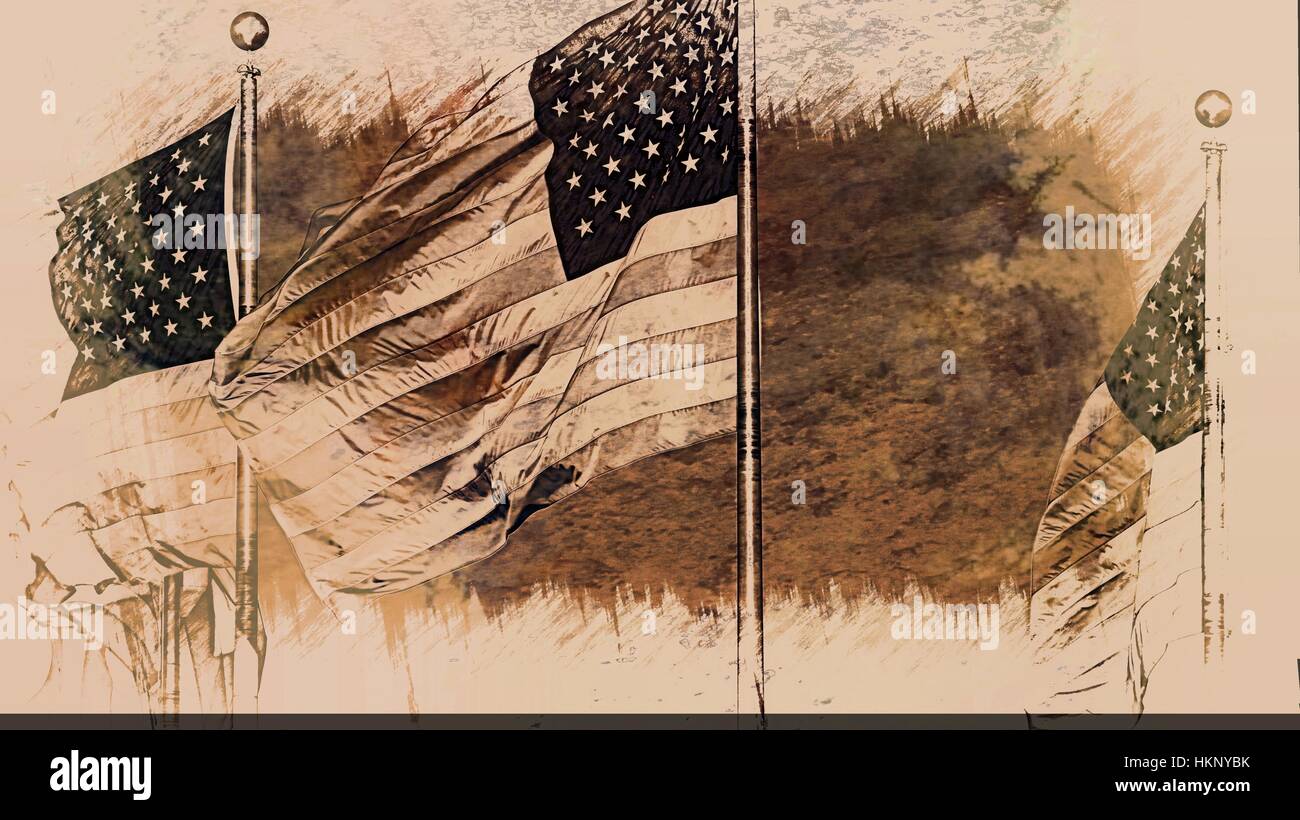 American Flag And Freedom Stock Photo - Alamy