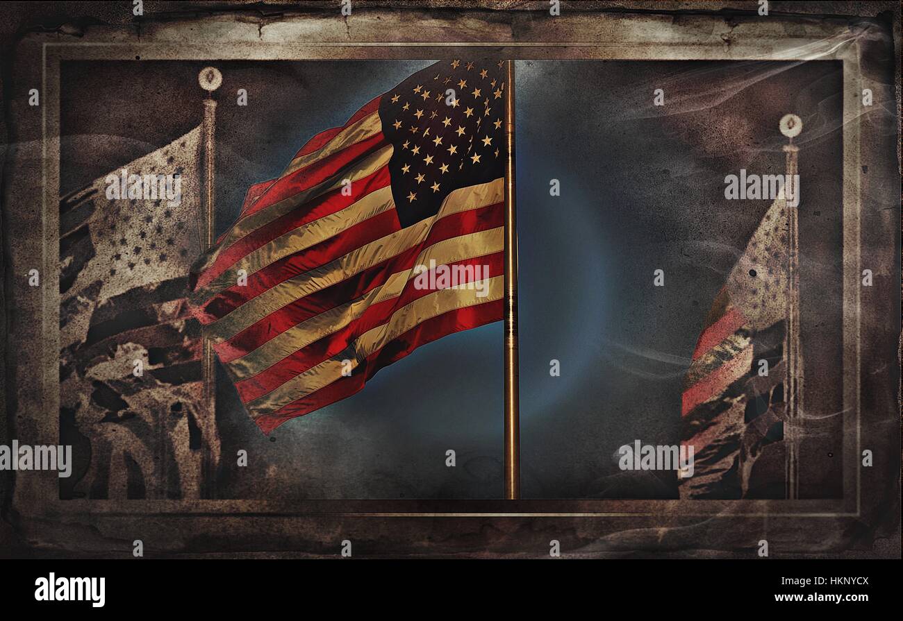 Flags of the us hi-res stock photography and images - Alamy