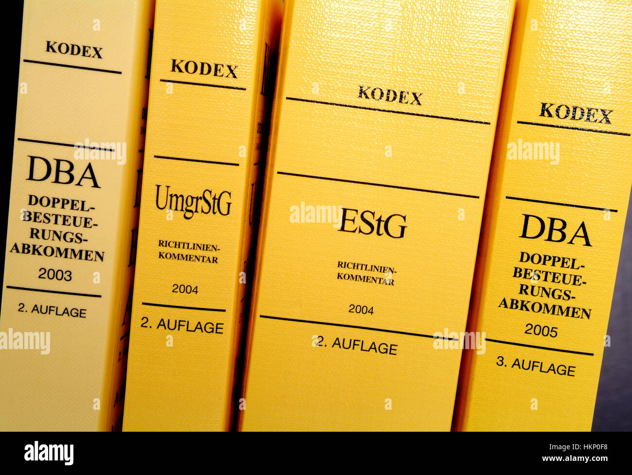 Code of Austrian federal laws Stock Photo - Alamy