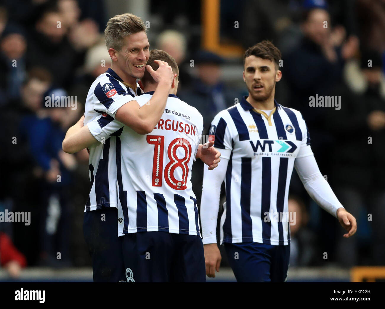 Millwalls steve morison celebrates scoring hi-res stock photography and ...