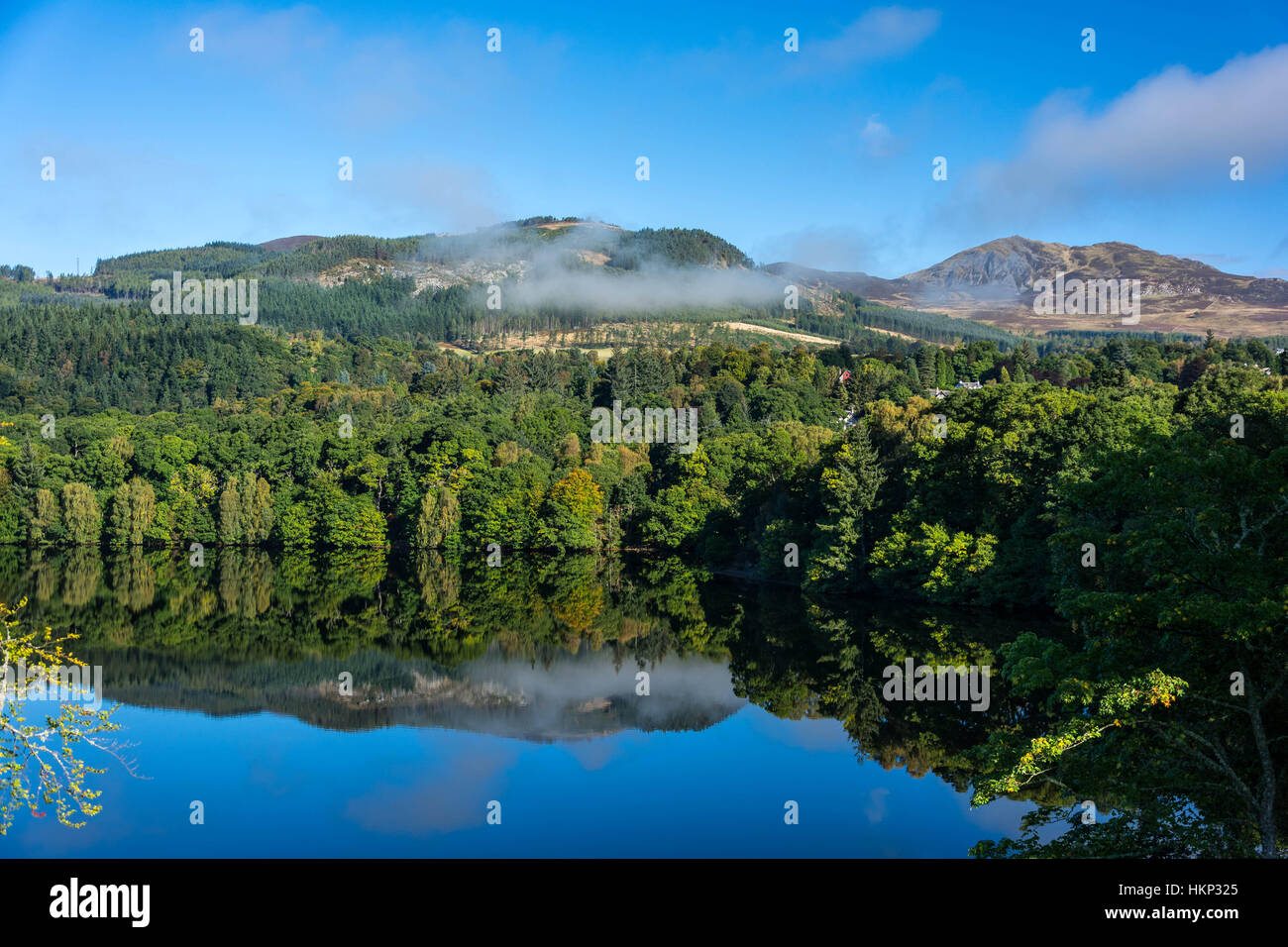 Loch Faskally, Pitlochry, Perthshire, Scotland, United Kingdom Stock ...