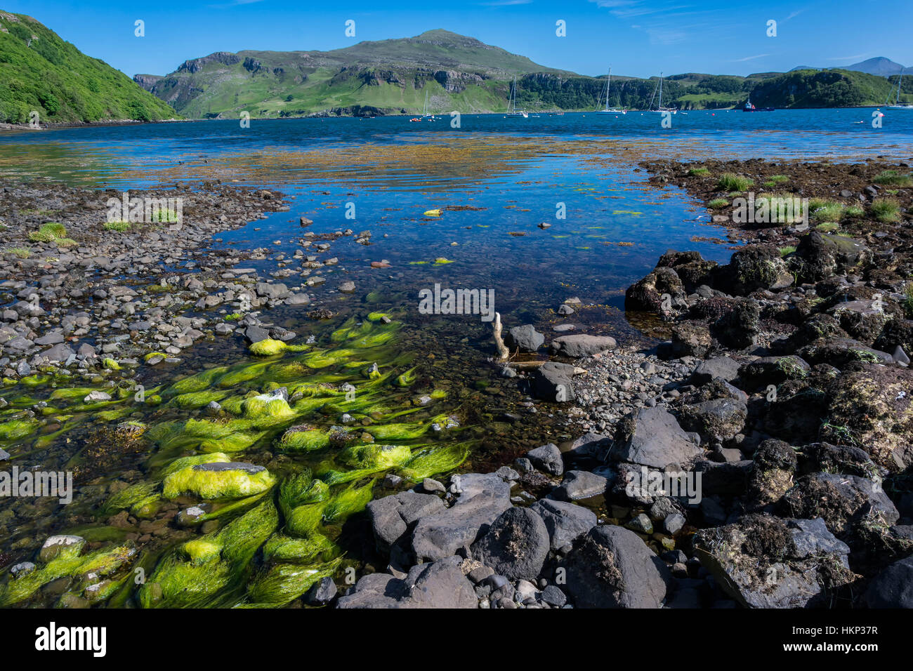 Ben Tianavaig, Portree, Isle of Skye, Scotland, United Kingdom Stock ...