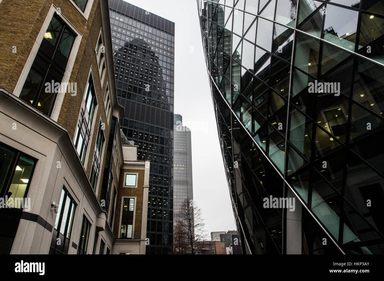 London glass towers hi-res stock photography and images - Alamy