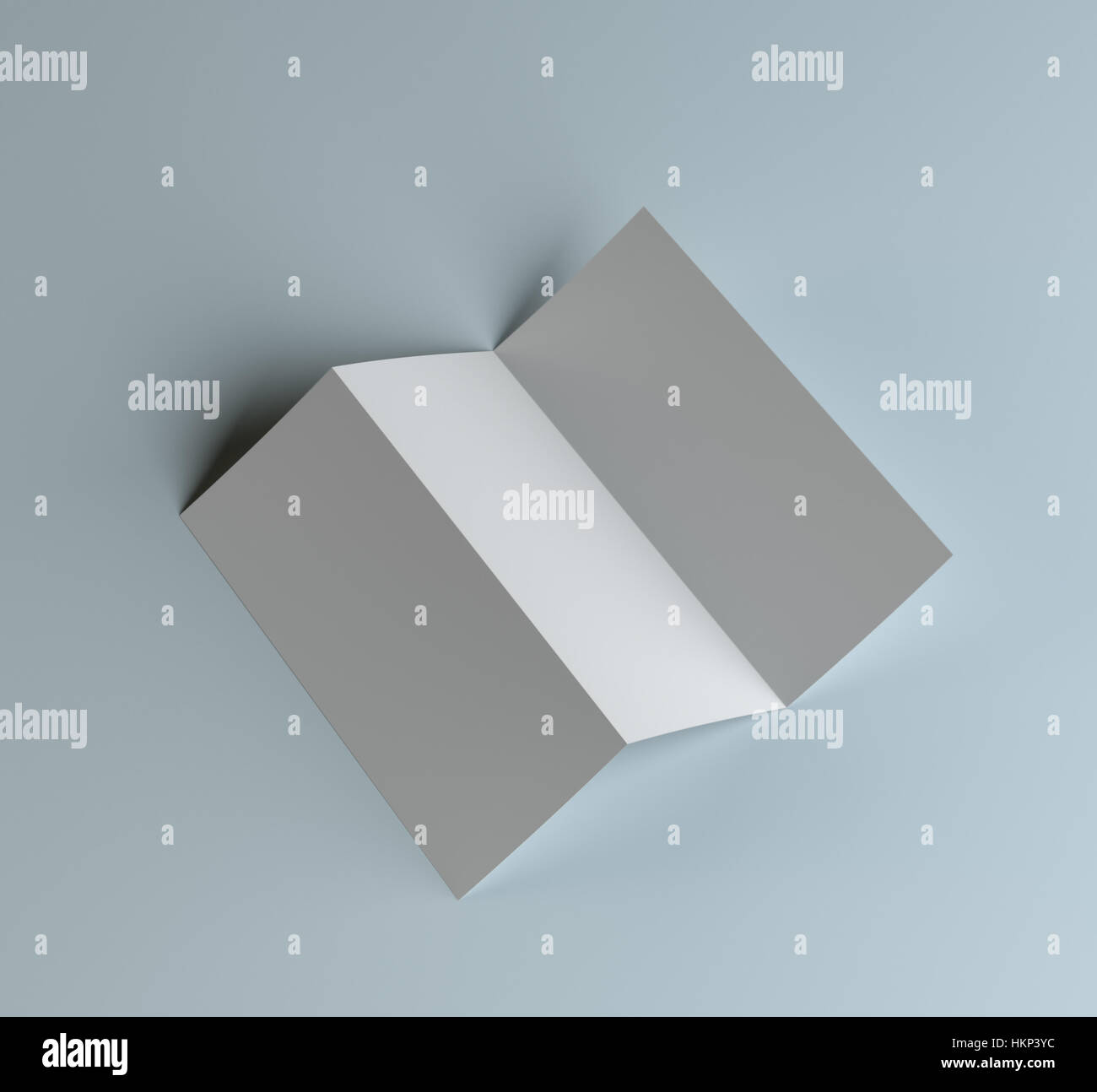 Blank tri fold brochure design isolated hi-res stock photography and ...