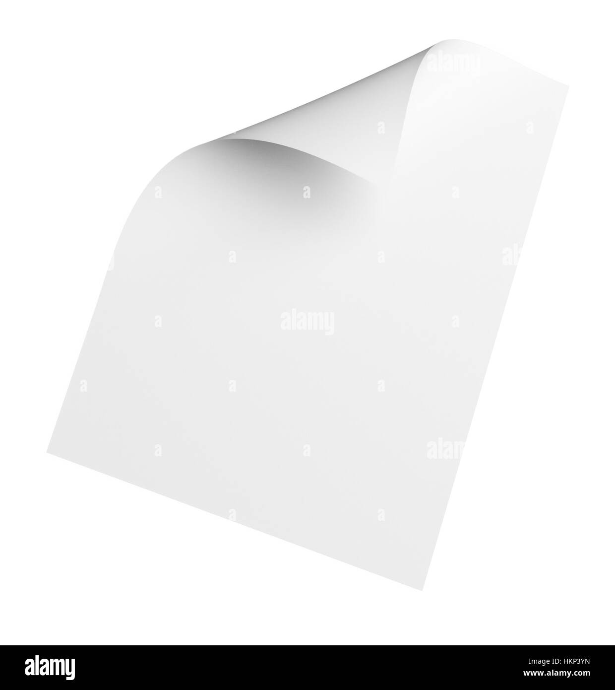 Empty paper sheet Stock Photo - Alamy