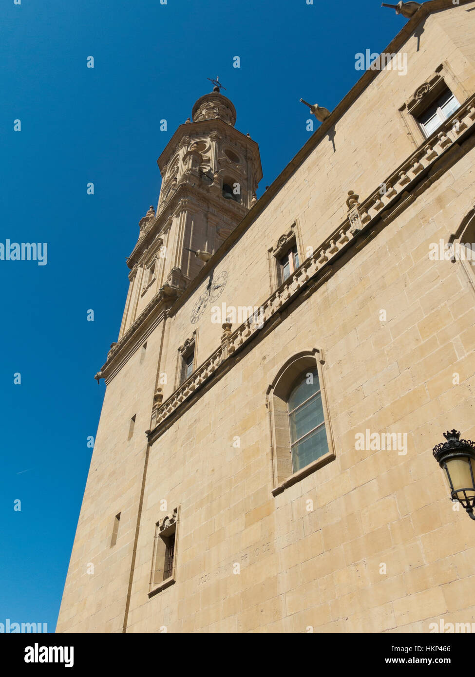 Santa Maria de la Redonda Procathedral in Logrono, La Rioja. Spain ...