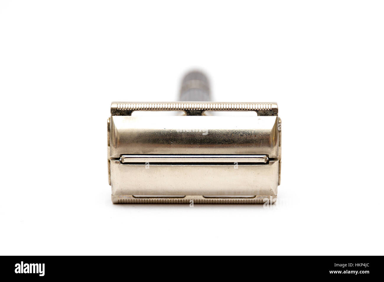 Traditional double edge safety razor isolated on white background Stock ...