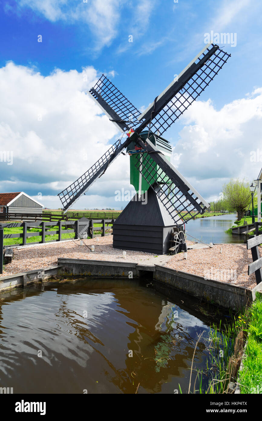 Dutch wind mills Stock Photo - Alamy